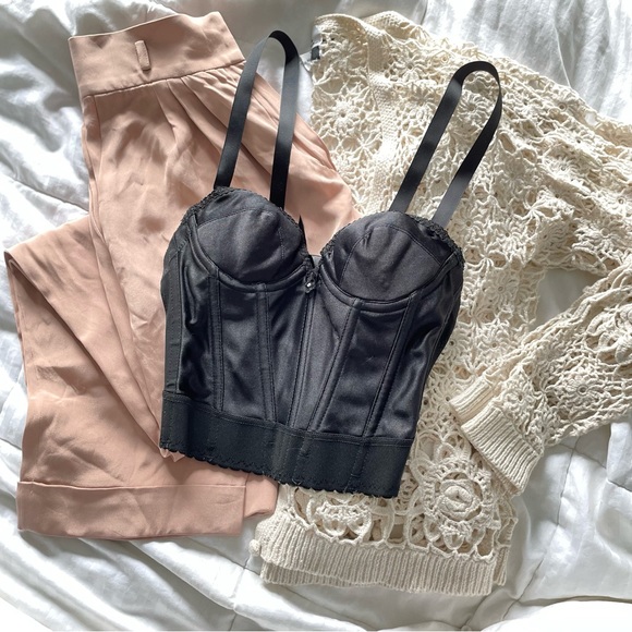 jcpenney | Intimates & Sleepwear | Vintage Corset Bustier Top ...